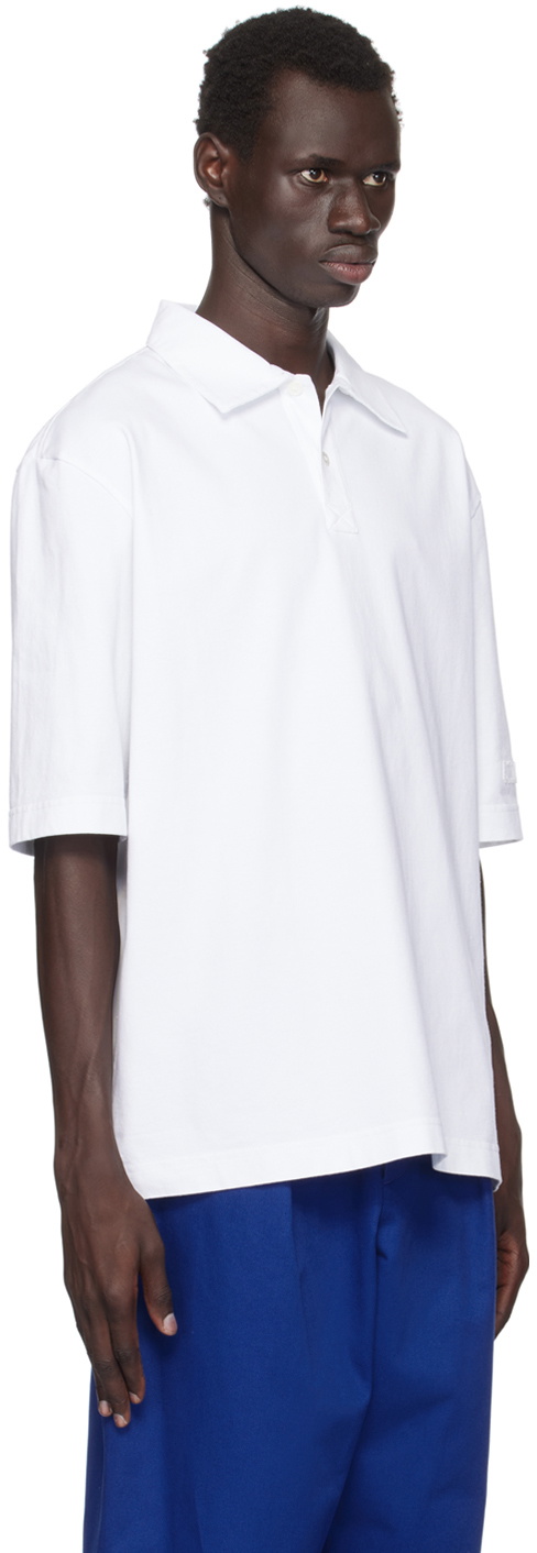 Marni White Oversized Polo Marni