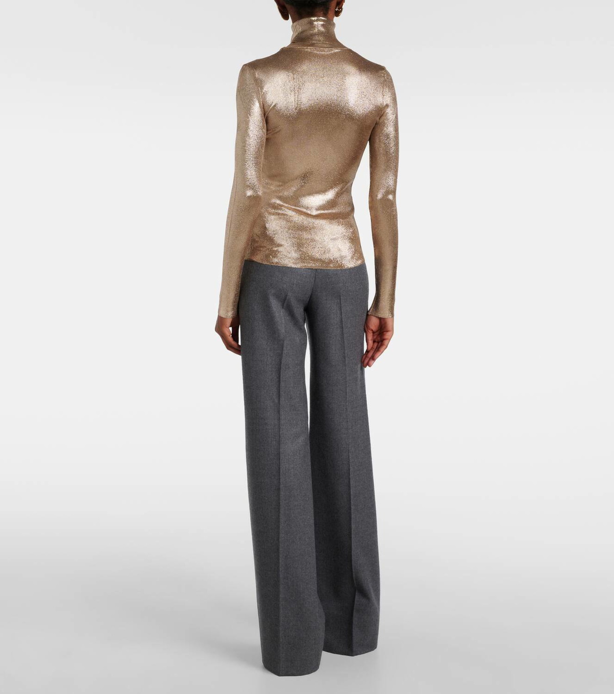 Tom Ford Metallic knit turtleneck sweater TOM FORD
