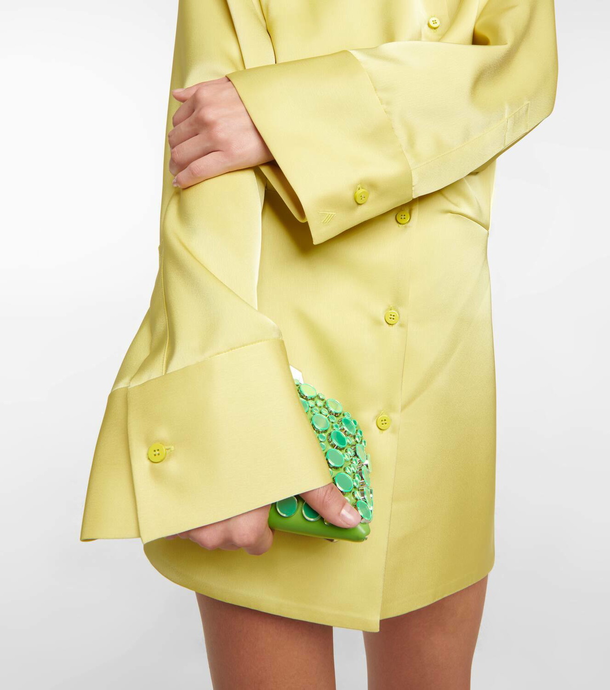 The Attico Margot shirt minidress The Attico