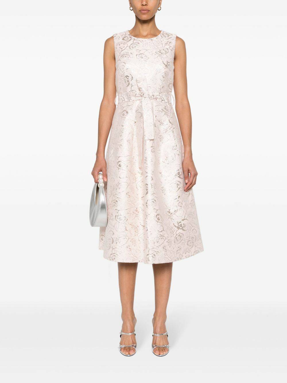 PAROSH - Lurex Jacquard Short Dress Parosh