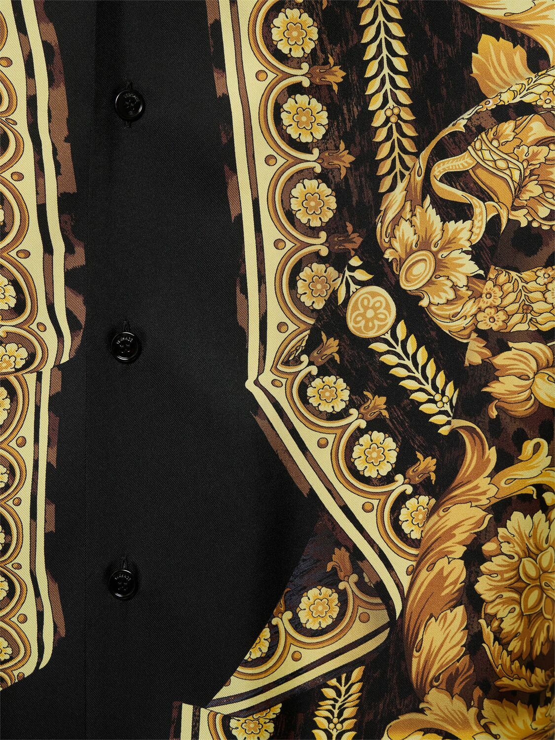 VERSACE Printed Silk Twill Shirt Versace