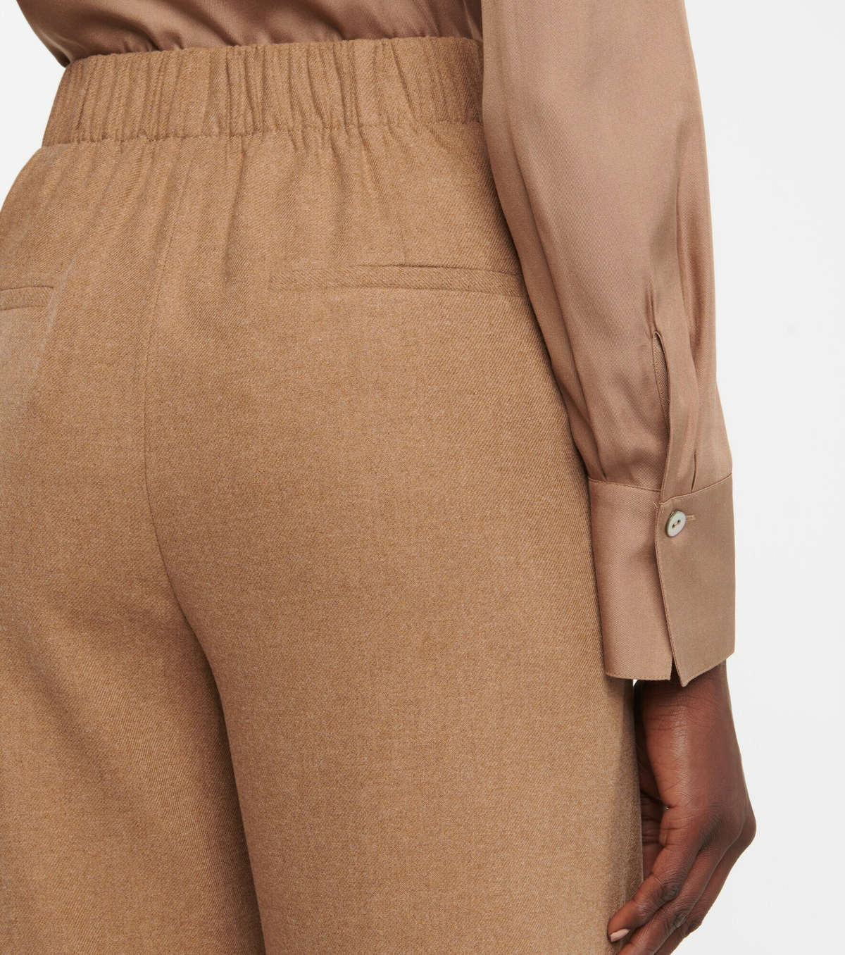 Vince - High-rise wool-blend pants Vince