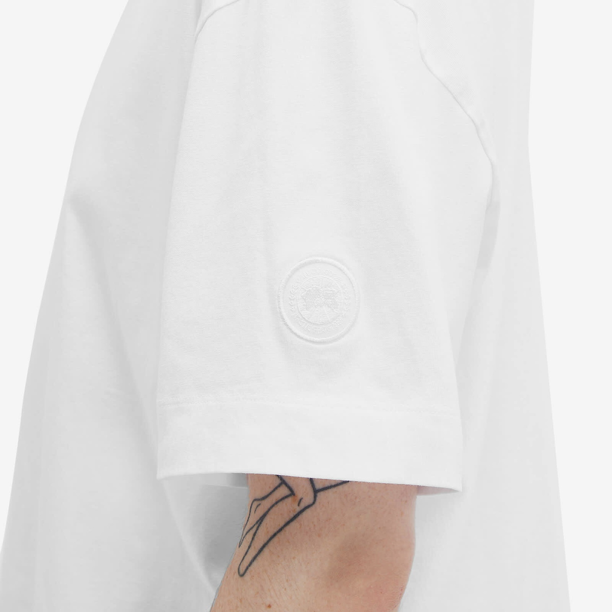 Canada Goose Men's Gladstone Relaxed T-Shirt in White Canada Goose