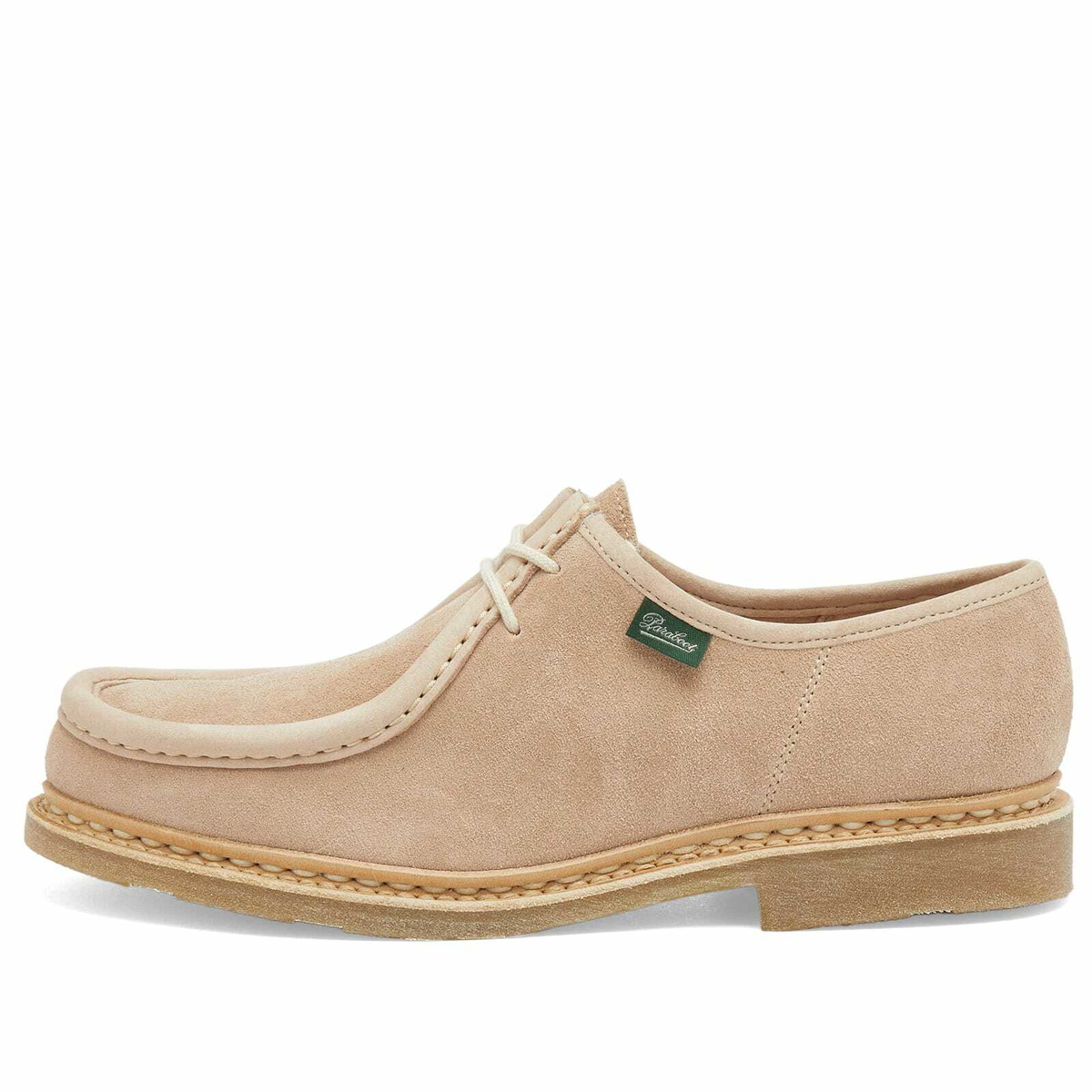 Paraboot Women's Michael Suede Leather Lace Up Derby Shoe in Sandstone ...