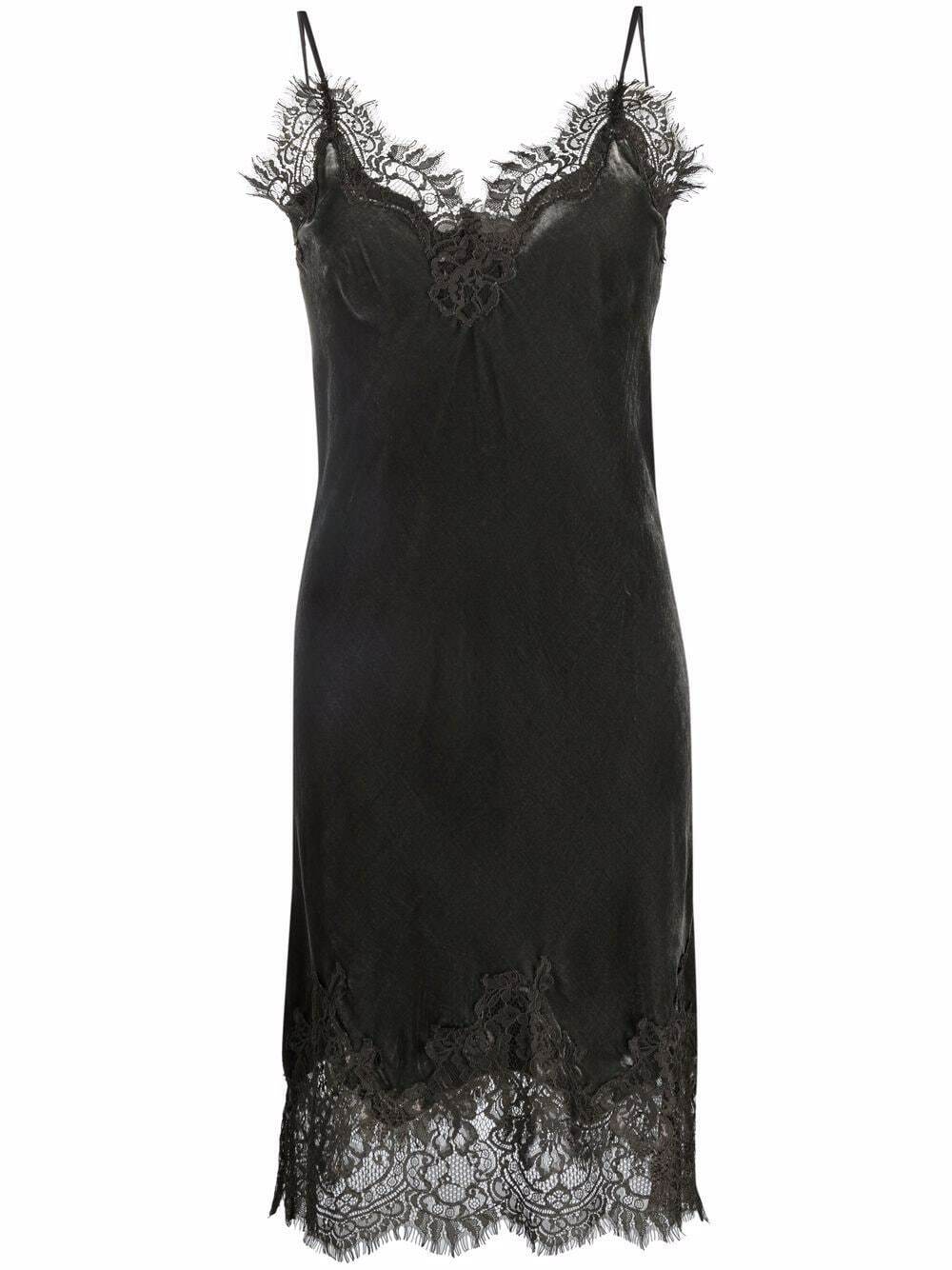 GOLDHAWK - Velvet Midi Dress Goldhawk