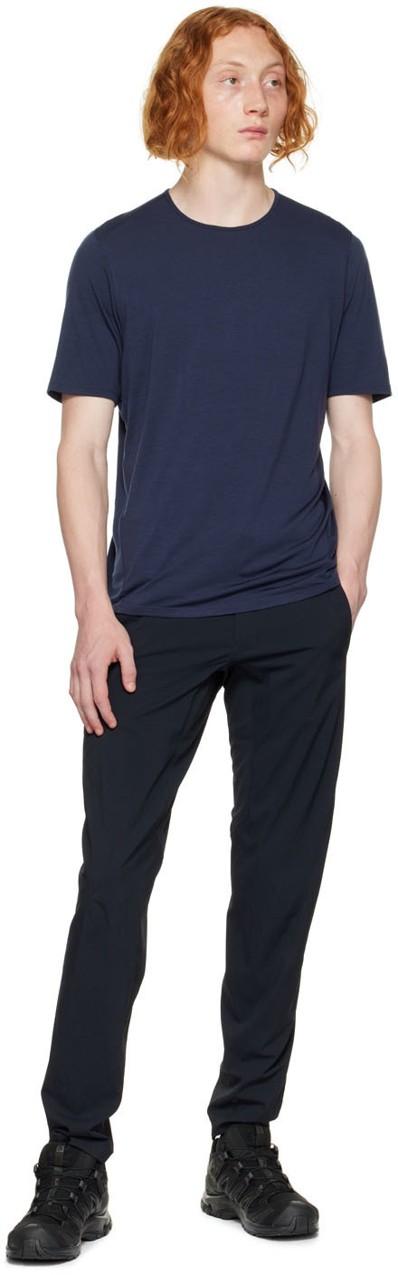Veilance Navy Wool T-Shirt Arc'teryx Veilance