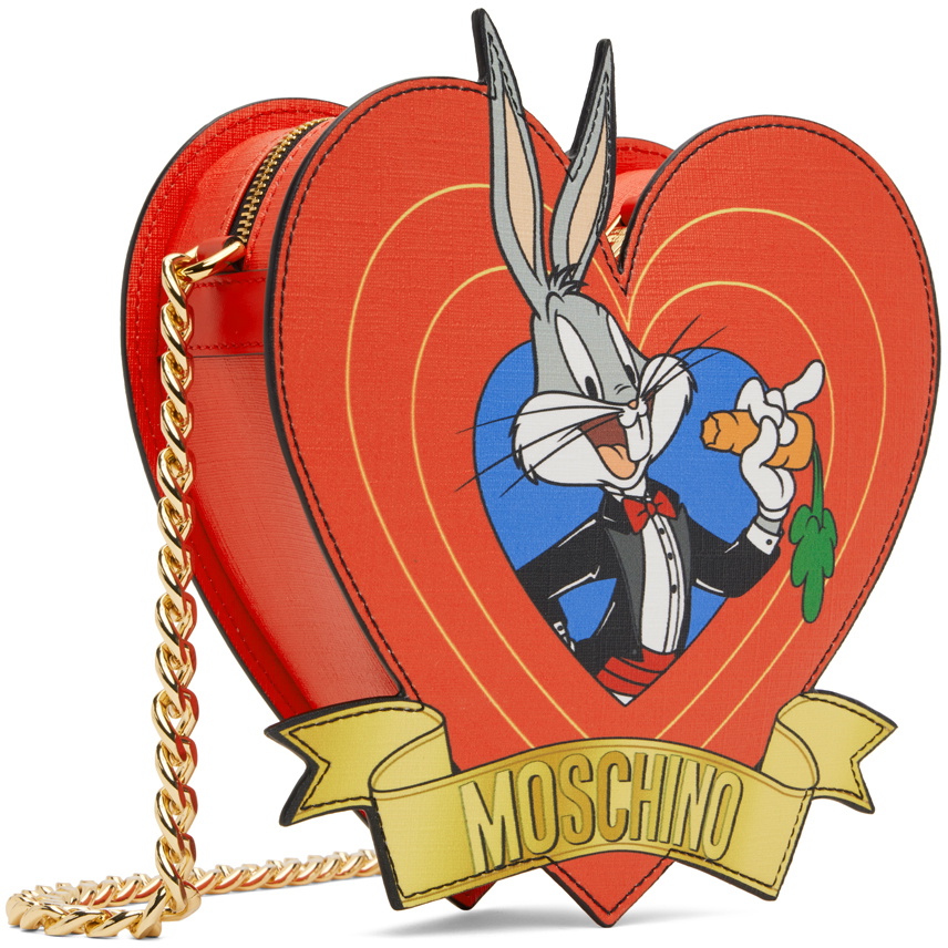 Moschino Red Lunar New Year Heart Bag Moschino