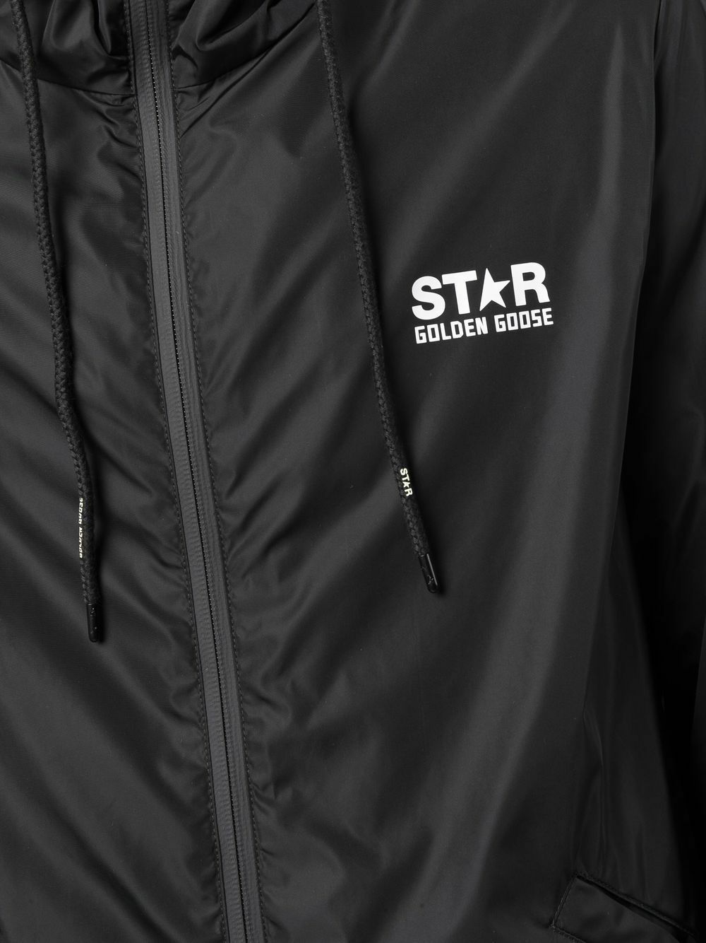 GOLDEN GOOSE - Logo Nylon Windbreaker Jacket Golden Goose Deluxe Brand