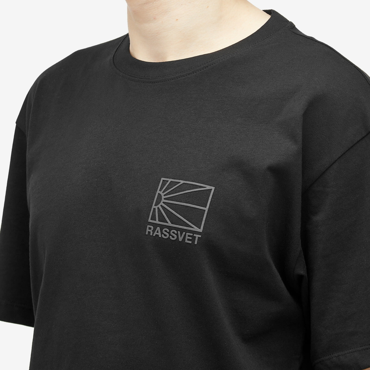 PACCBET Men's Mini Logo T-Shirt in Black PACCBET