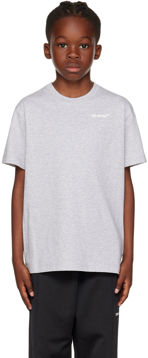 Off-White Kids Gray Monster Arrow T-Shirt Off-White