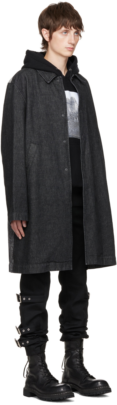 Undercover Black Graphic Coat Undercover