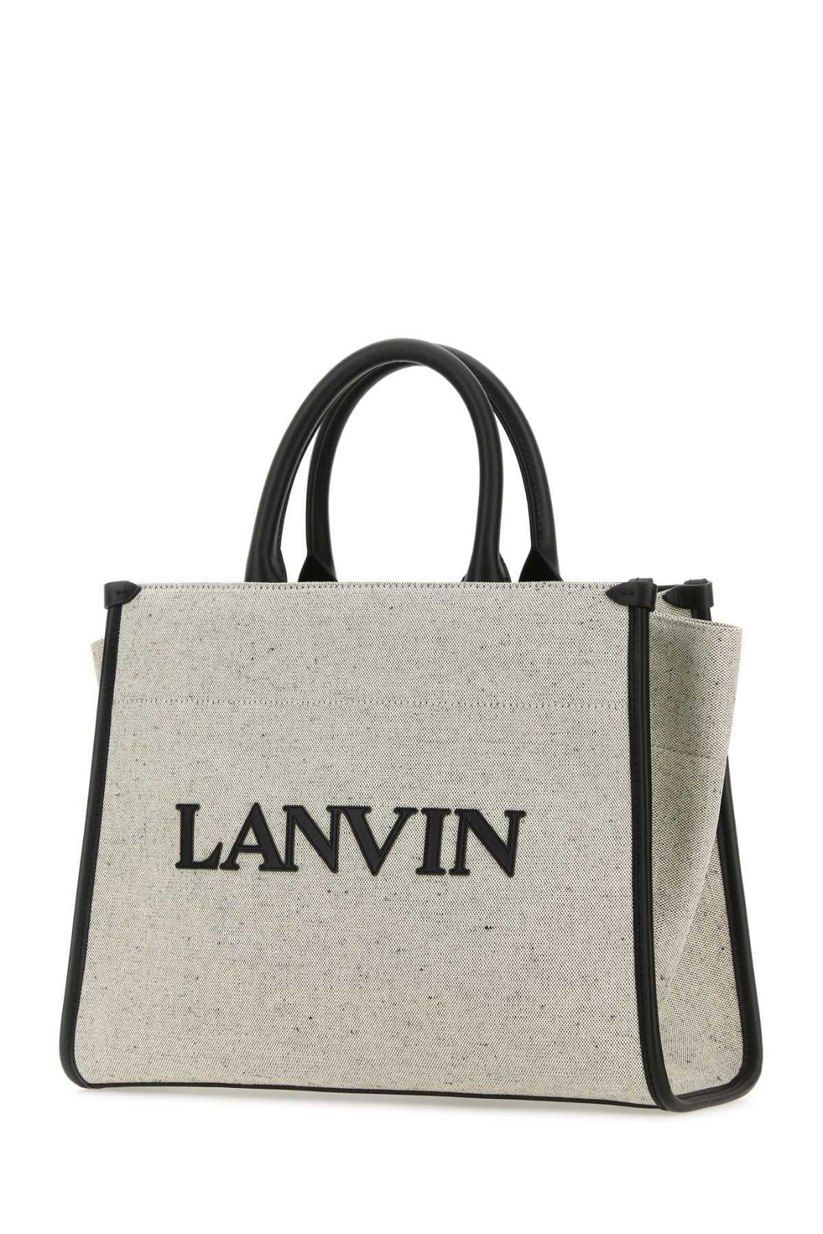 Lanvin Two-tone Canvas Small In & Out Shopping Bag Lanvin