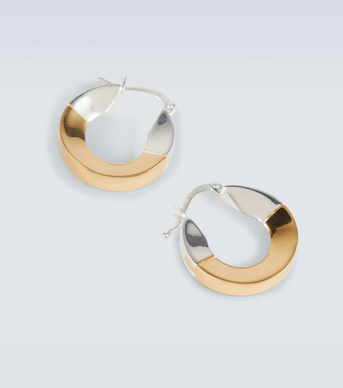 Bottega Veneta - Sterling silver hoop earrings Bottega Veneta