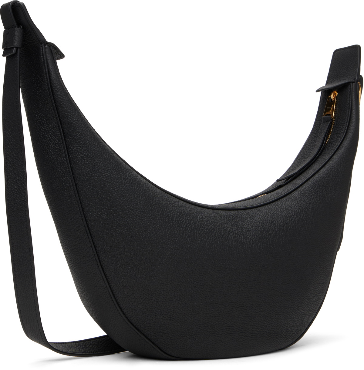 KHAITE Black Small Augustina Crossbody Bag Khaite