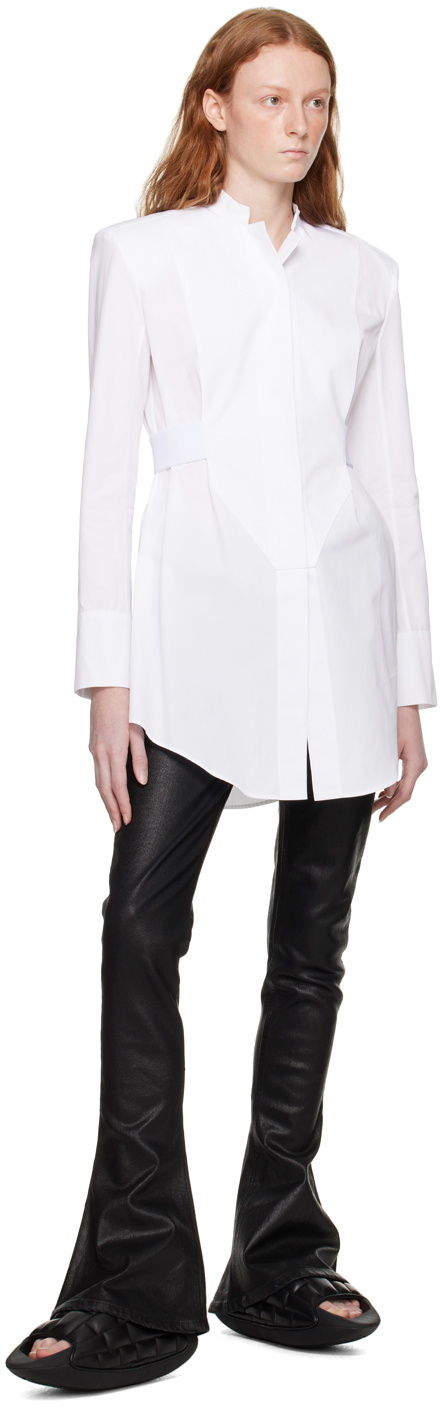 Balmain White Cinched Shirt Balmain