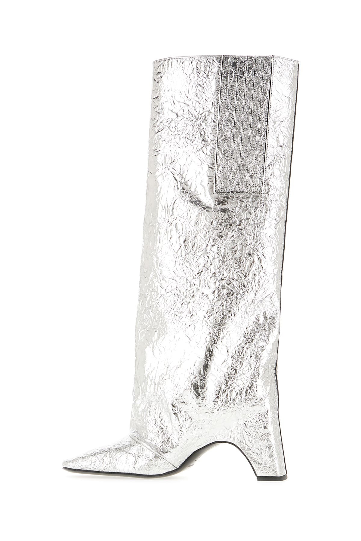Coperni Silver Leather Bridge Boots Coperni