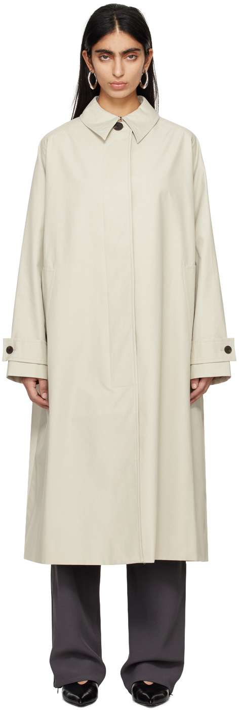 Studio Nicholson Off-White Holin Trench Coat Studio Nicholson