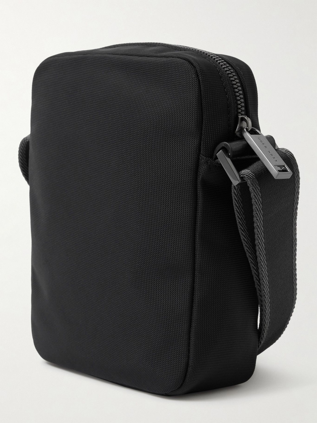 Hugo Boss - Leather-Trimmed Nylon Messenger Bag Hugo Boss