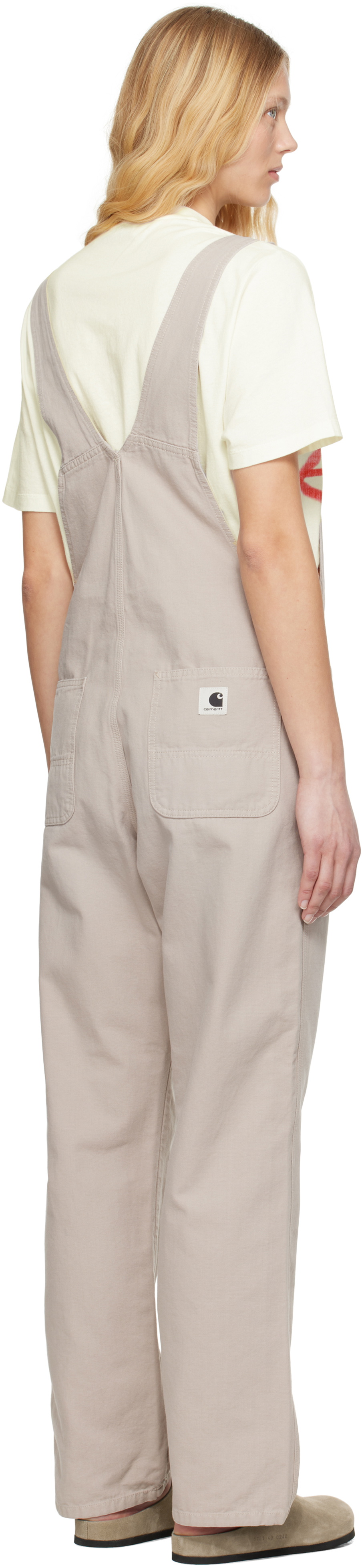 Carhartt Work In Progress Beige Bib Straight Overalls Carhartt WIP
