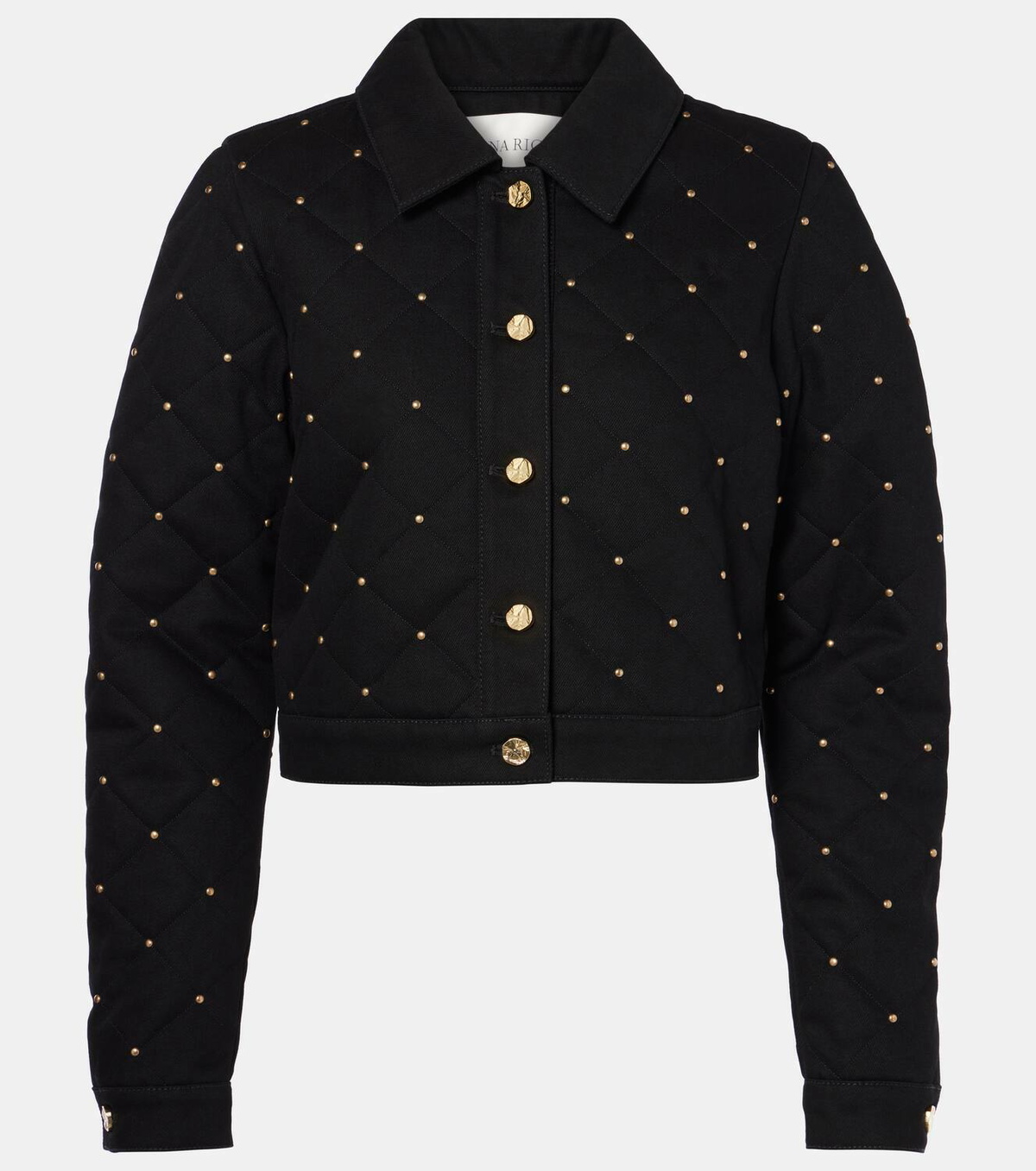 Nina Ricci Embellished cropped denim jacket Nina Ricci