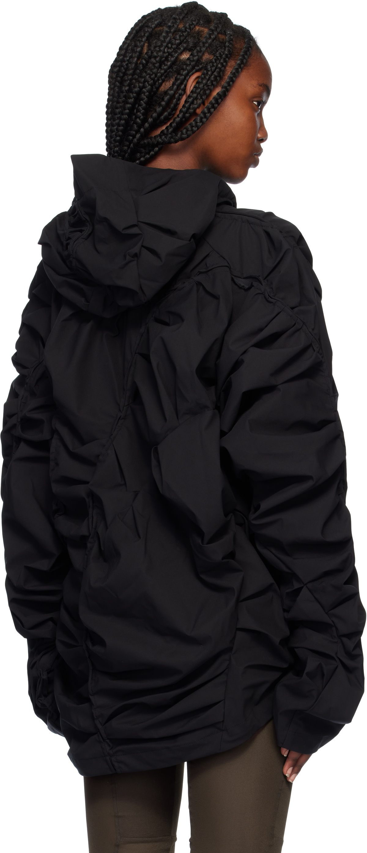 POST ARCHIVE FACTION (PAF) Black 7.0 Left Technical Jacket Post Archive ...