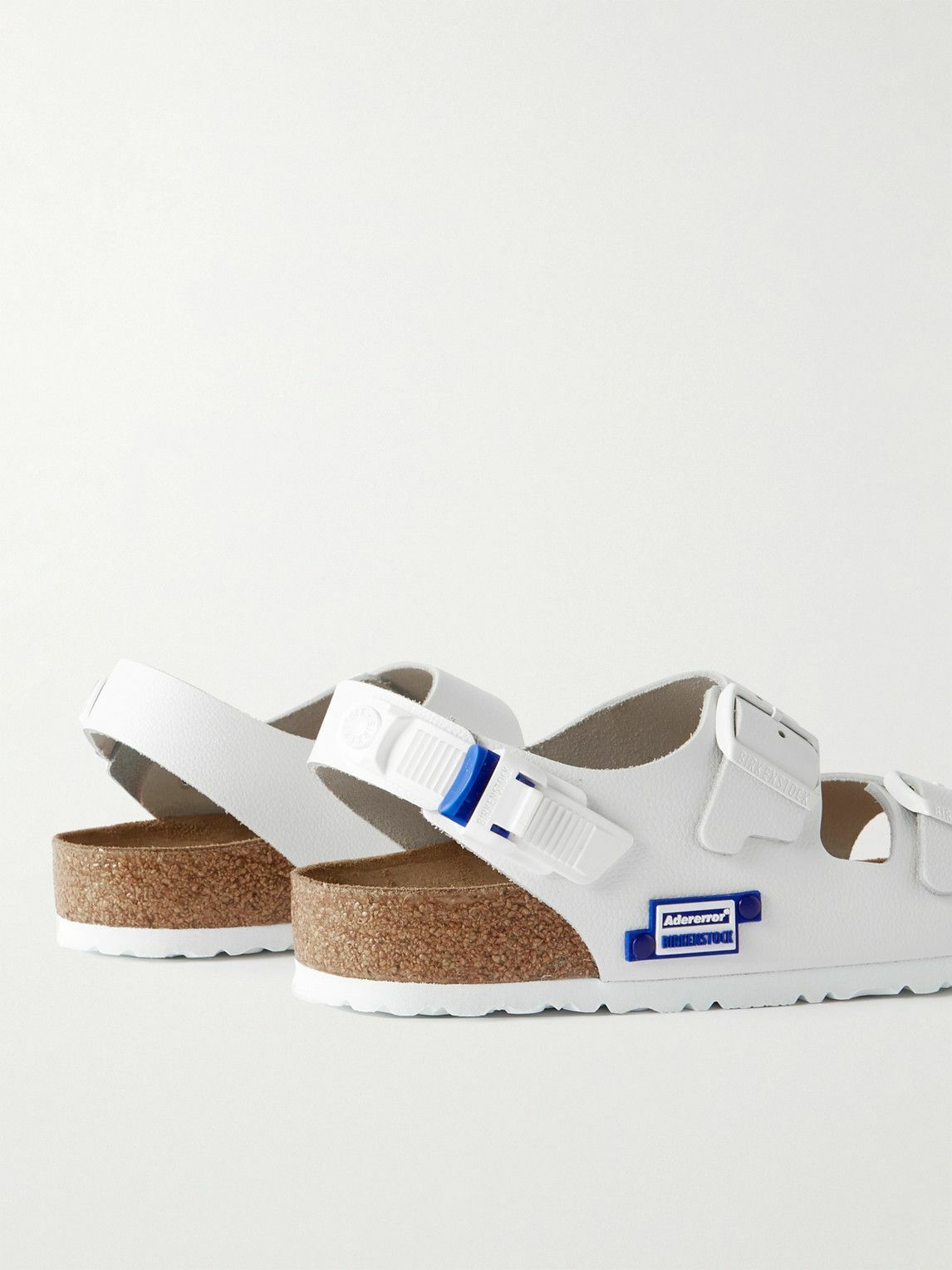 Birkenstock Adererror Milano Full Grain Leather Sandals White Birkenstock Adererror Milano Full Grain Leather Sandals White
