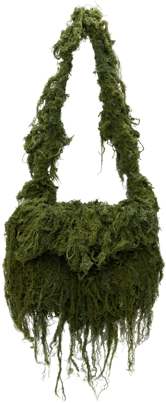 Solitude Studios Green Seaweed Messenger Bag Solitude Studios