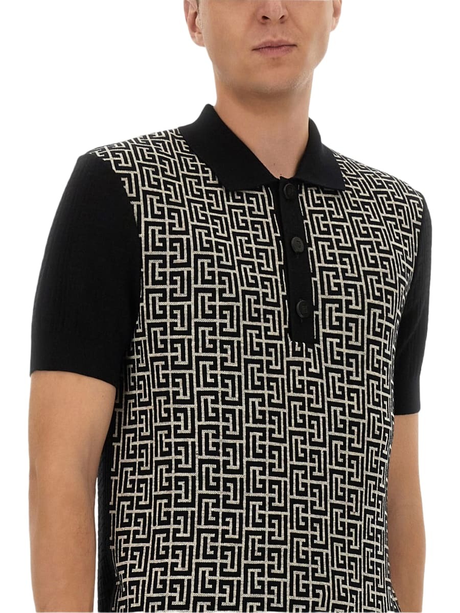 Balmain Monogram Polo Balmain