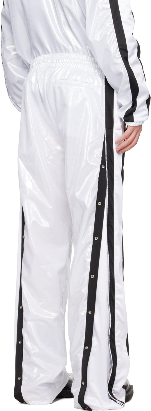 VTMNTS Silver Metallic Track Pants VTMNTS