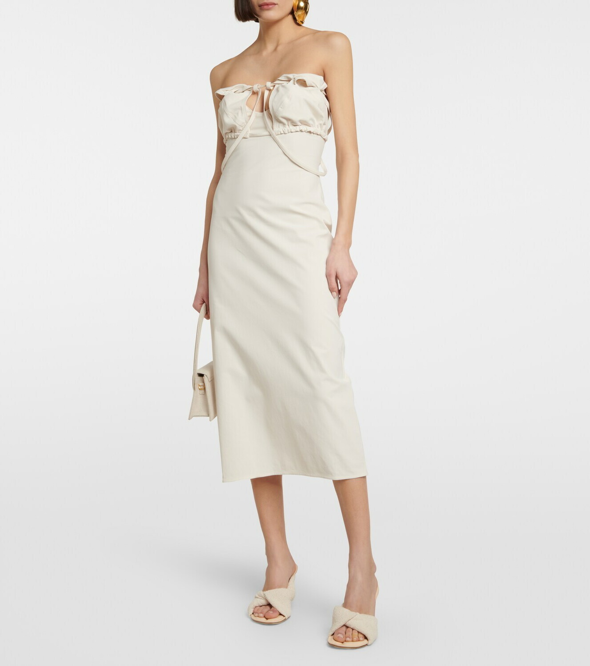 Jacquemus - La Robe Bikini cotton-blend midi dress Jacquemus
