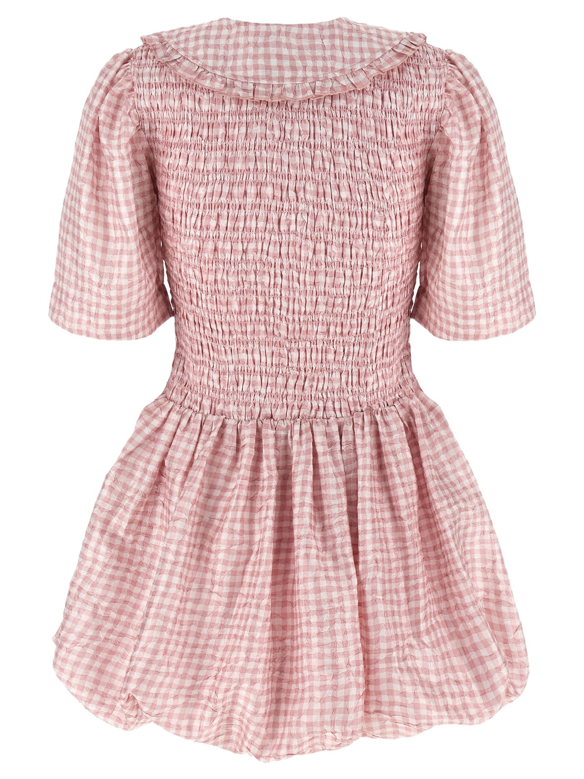 Ganni pink Check Dress GANNI