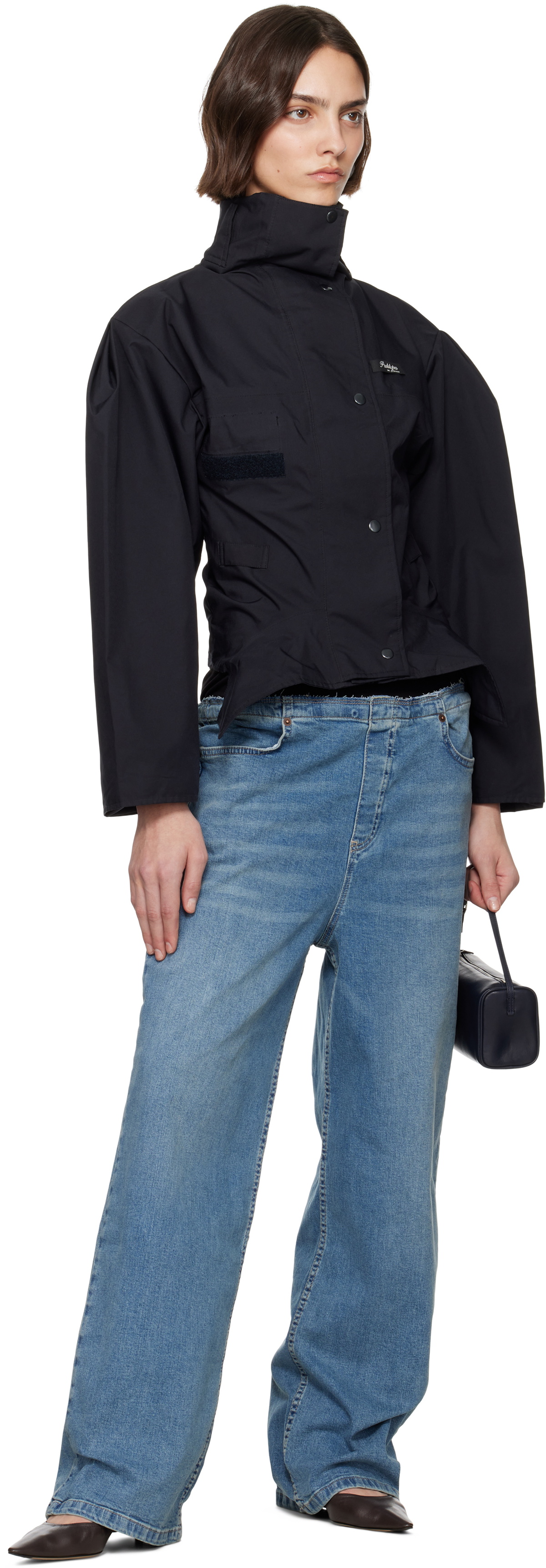 Prototypes Black Upside Down Parka PROTOTYPES