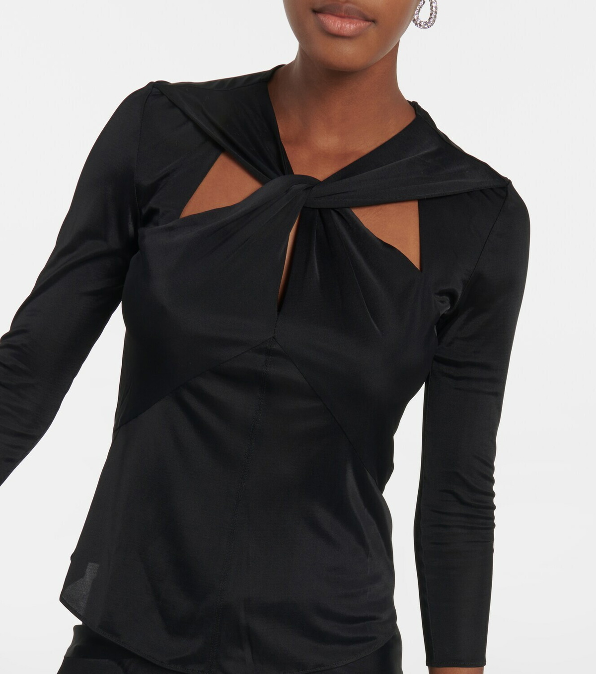 Isabel Marant - Juliana cutout silk-blend top Isabel Marant