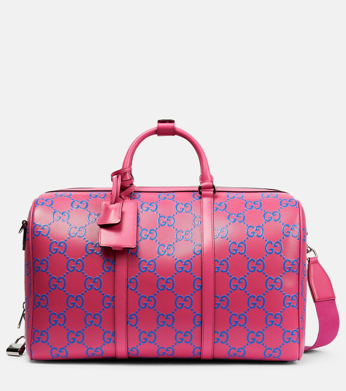 Gucci - GG embossed leather weekender bag Gucci