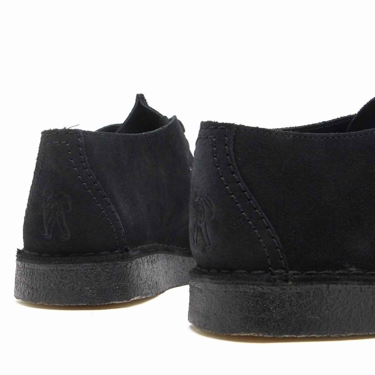 Clarks Originals Men's Desert Trek in Black Suede Clarks Originals