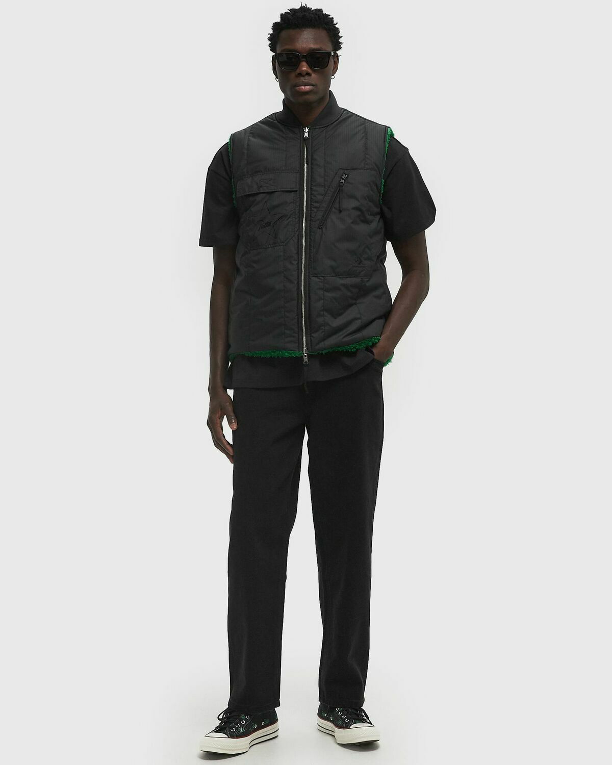 Converse X Patta Reversible Graphic Vest Green Men Converse