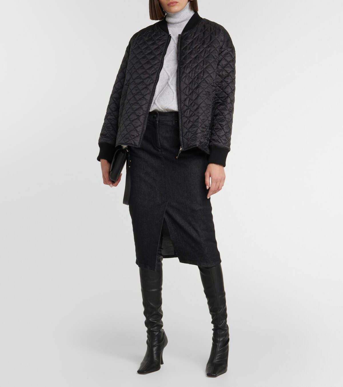 Max Mara Maya quilted bomber jacket Max Mara