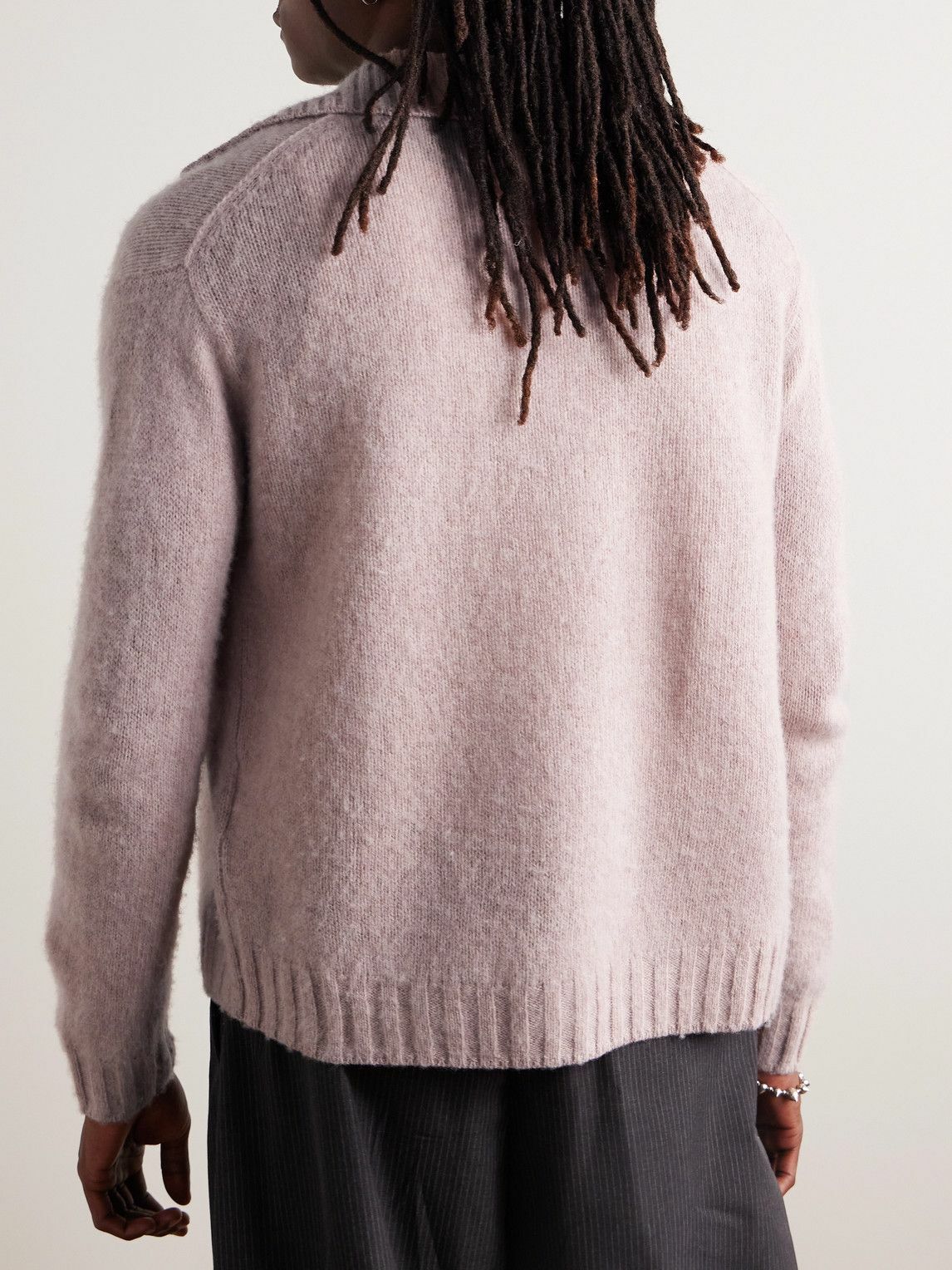 Acne Studios - Kabriel Logo-Embroidered Wool Cardigan - Pink Acne Studios