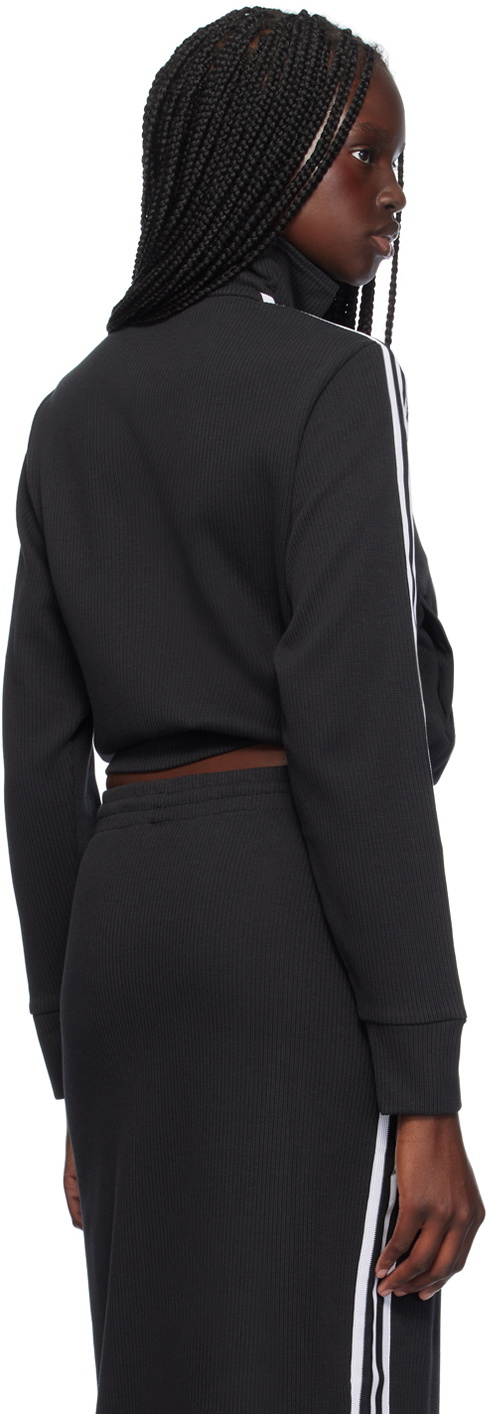 adidas Originals Black Embroidered Turtleneck adidas Originals