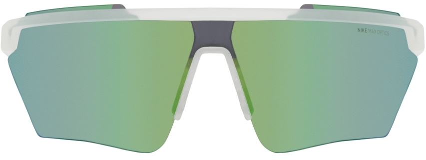 Nike White Windshield Elite Pro Sunglasses Nike