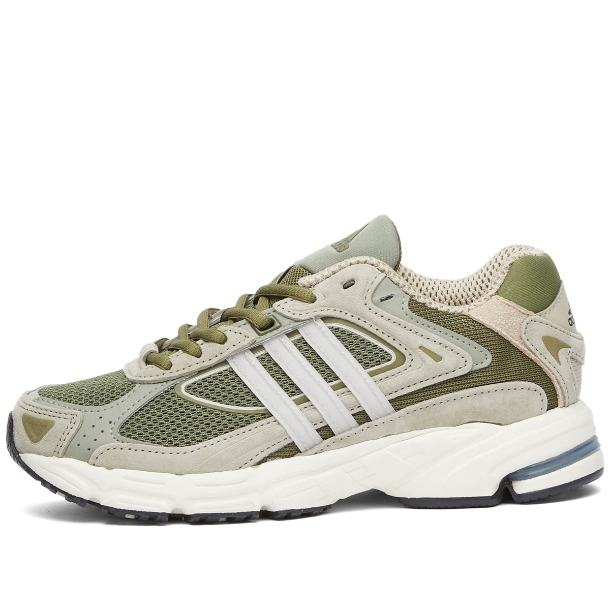 Adidas Response CL Sneakers in Silver/Beige/Olive adidas