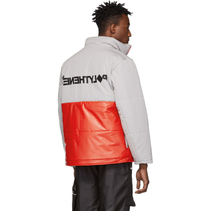 Polythene* Optics Grey and Red Logo Jacket Polythene* Optics