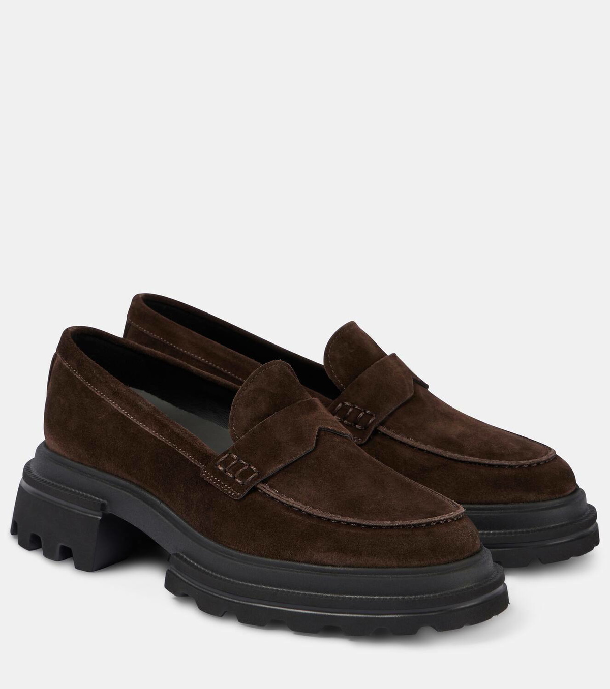 Hogan Suede platform loafers Hogan