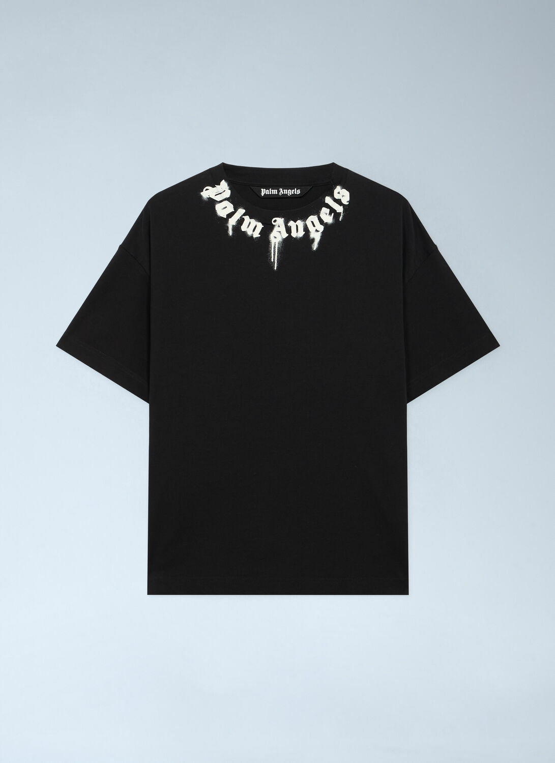 Palm Angels Spray Neck Logo T-Shirt Palm Angels
