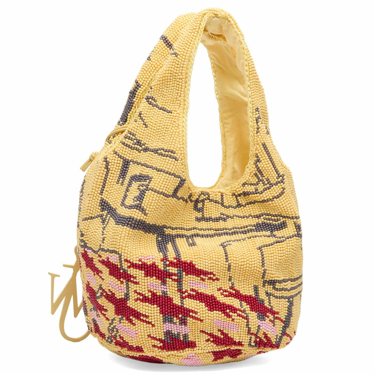 JW Anderson Women's Mini Beaded Shopper in Multi JW Anderson