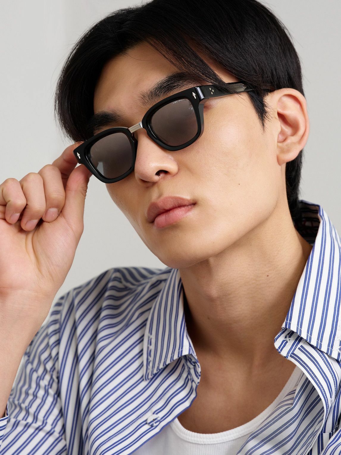 Jacques Marie Mage - Decade Collection Jules D-Frame Acetate and Beta Titanium Sunglasses ...