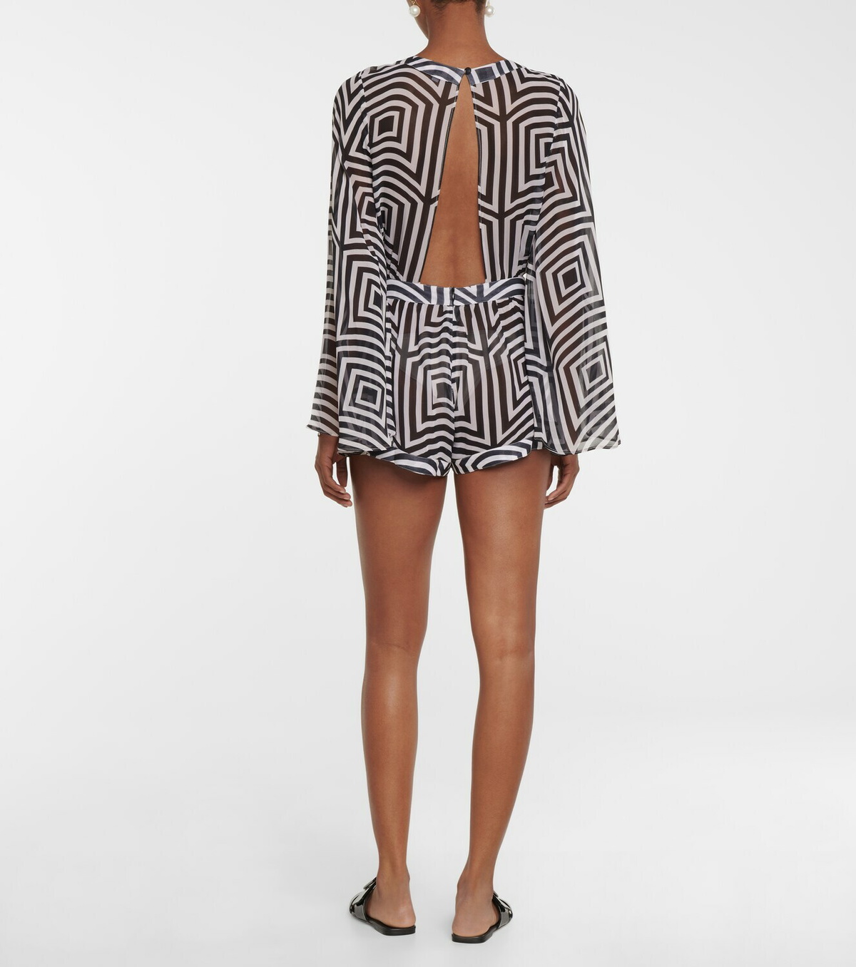 Alexandra Miro Emma printed chiffon playsuit Alexandra Miro