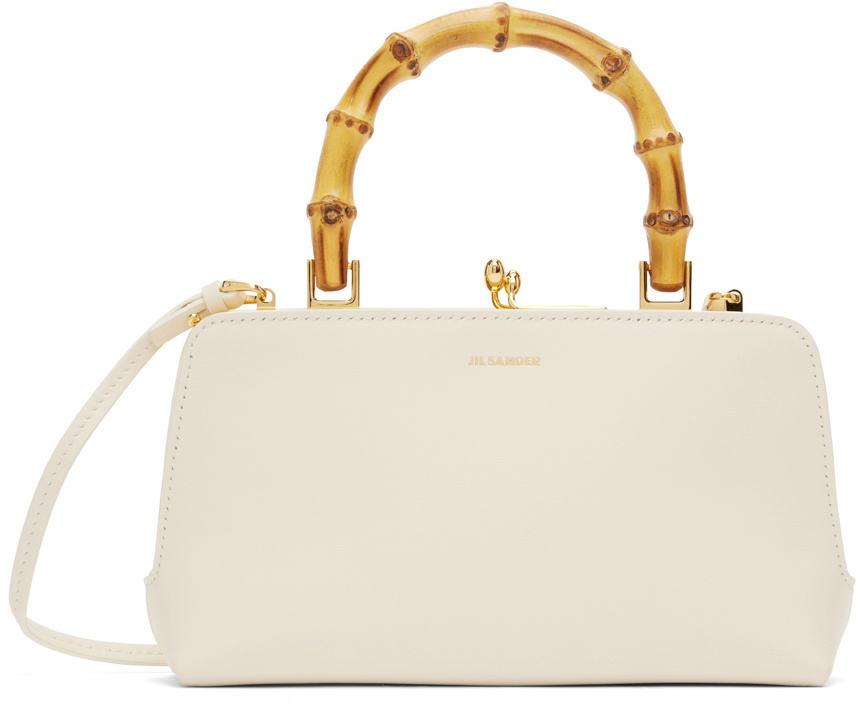 Jil Sander White Mini Goji Bag Jil Sander