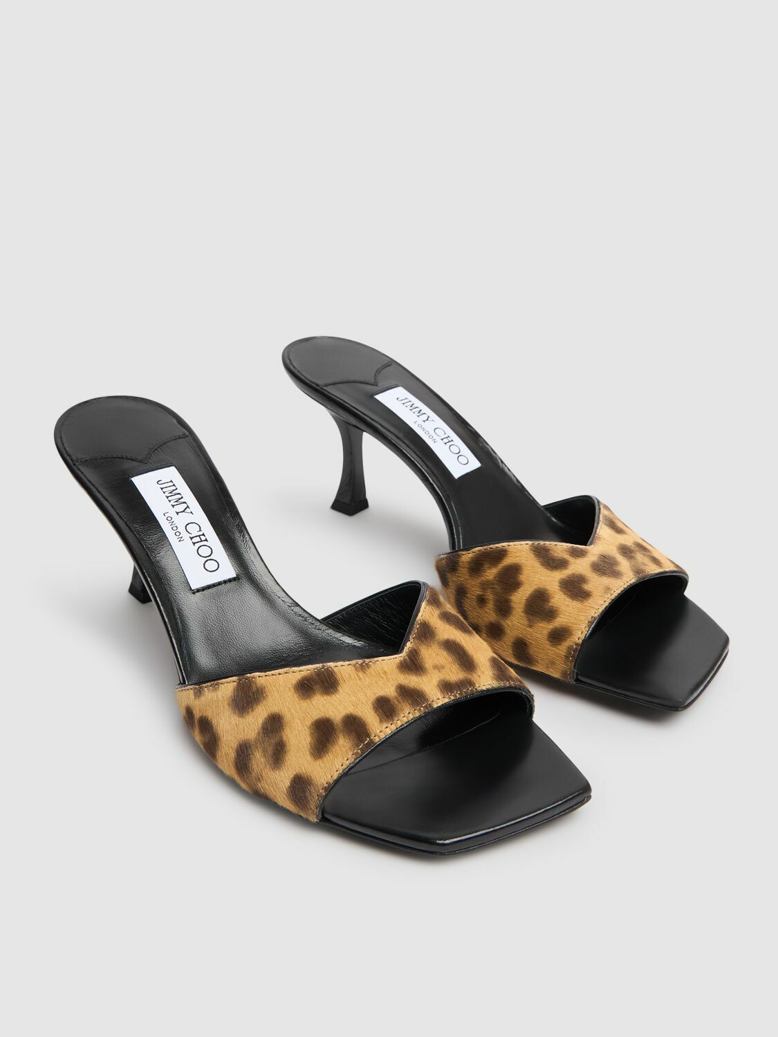 JIMMY CHOO 70mm Skye Pony Skin Mules Jimmy Choo