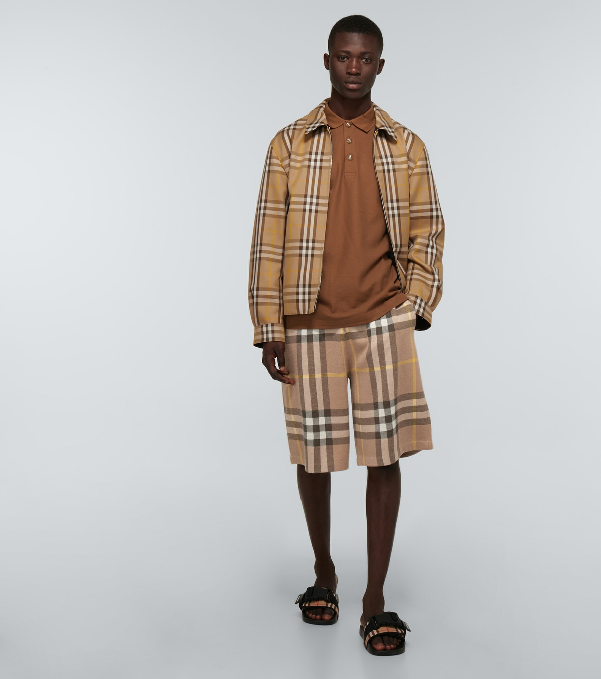 Burberry - Cotton piqué polo shirt Burberry